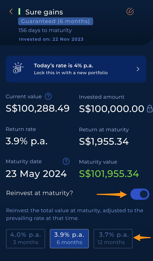 On Maturity – Syfe